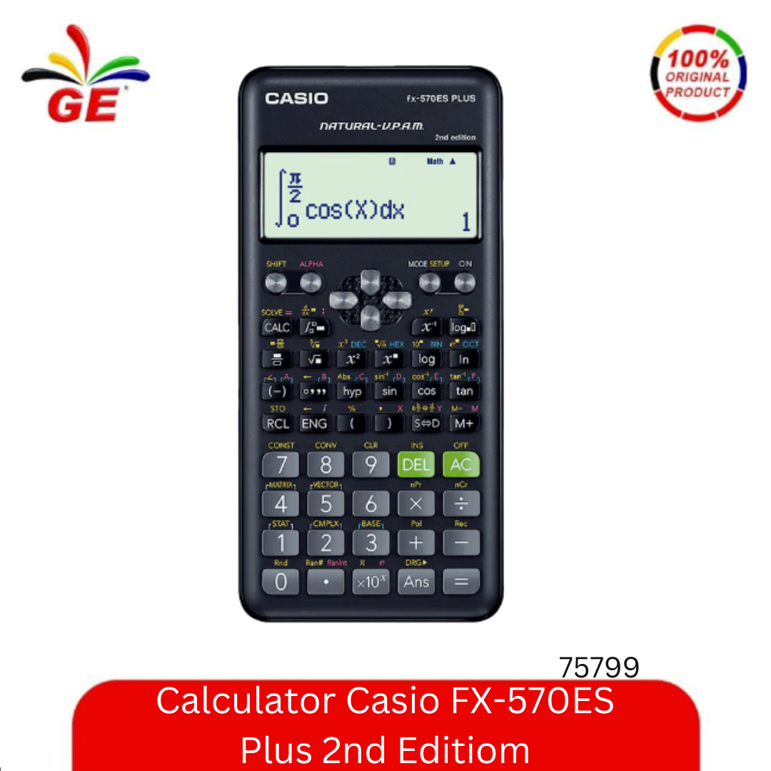 Calculator Casio FX-570ES Plus 2nd Edition - 75799 | Lazada Indonesia