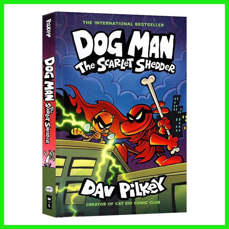 【SG Stock Authentic】Dog Man 12: The Scarlet Shedder Hardcover #12 by ...