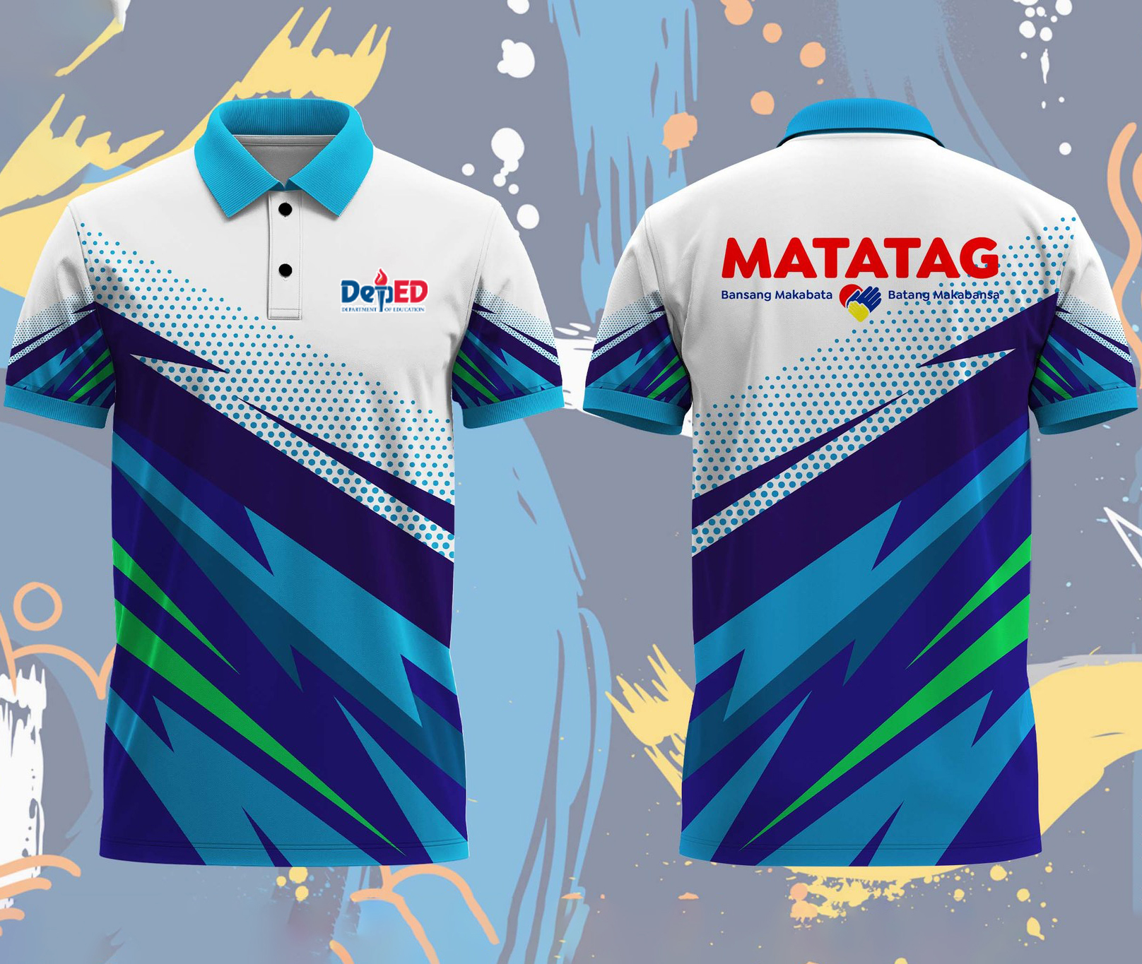 DEPED MATATAG POLO UNIFORM FULL SUBLIMATION POLO-Shirt FOR MEN AND ...