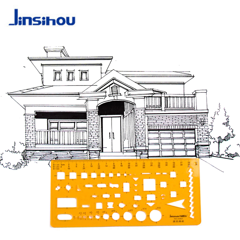 【Toy life hall】Jinsihou Plastic Template/Stencil Ruler K Resin Soft ...
