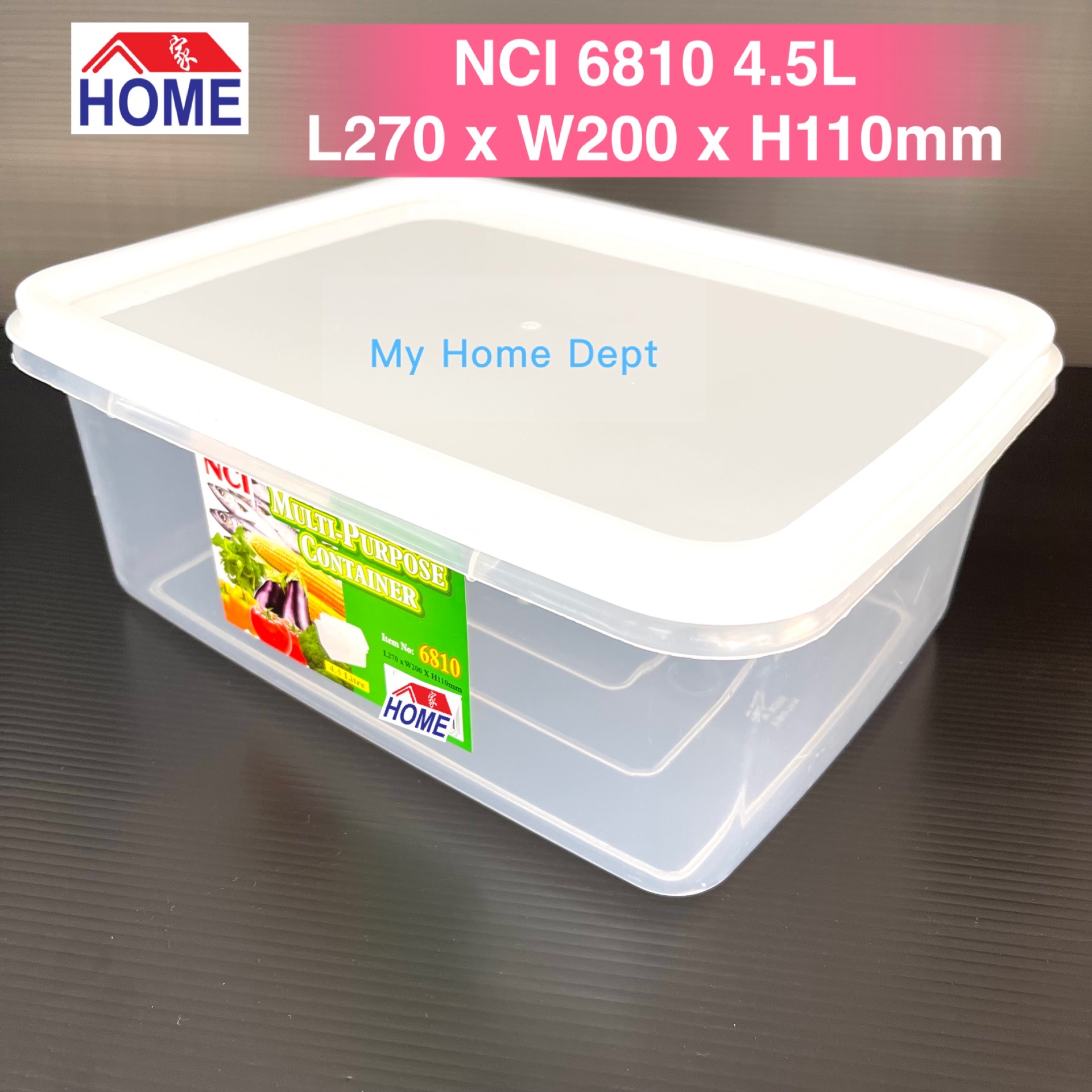 NCI Transparent Multipurpose Storage Box/ Storage Container / Storage ...