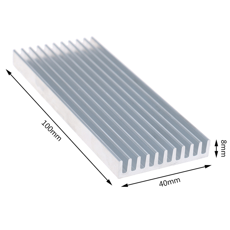 Extruded Aluminum Heatsink For High Power LED IC Chip Cooler Radiator ...