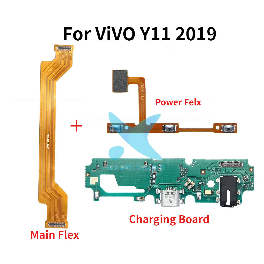 Power Flex For Vivo Y11 2019 Fast Charging Board Port Main Flex ...