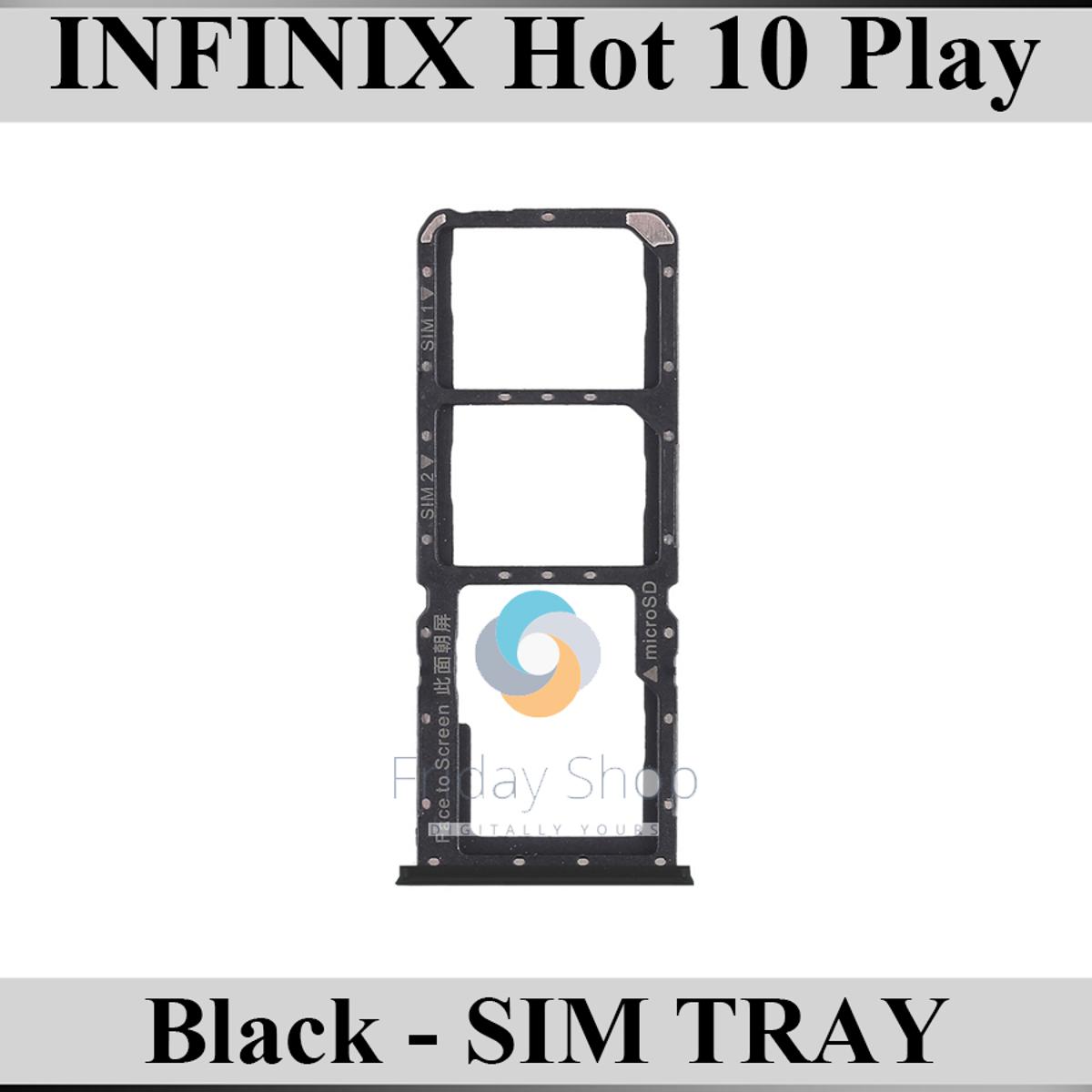Infinix Hot 10 Play SIM Tray Sim Jacket Sim Slot Sim Door For Infinix ...