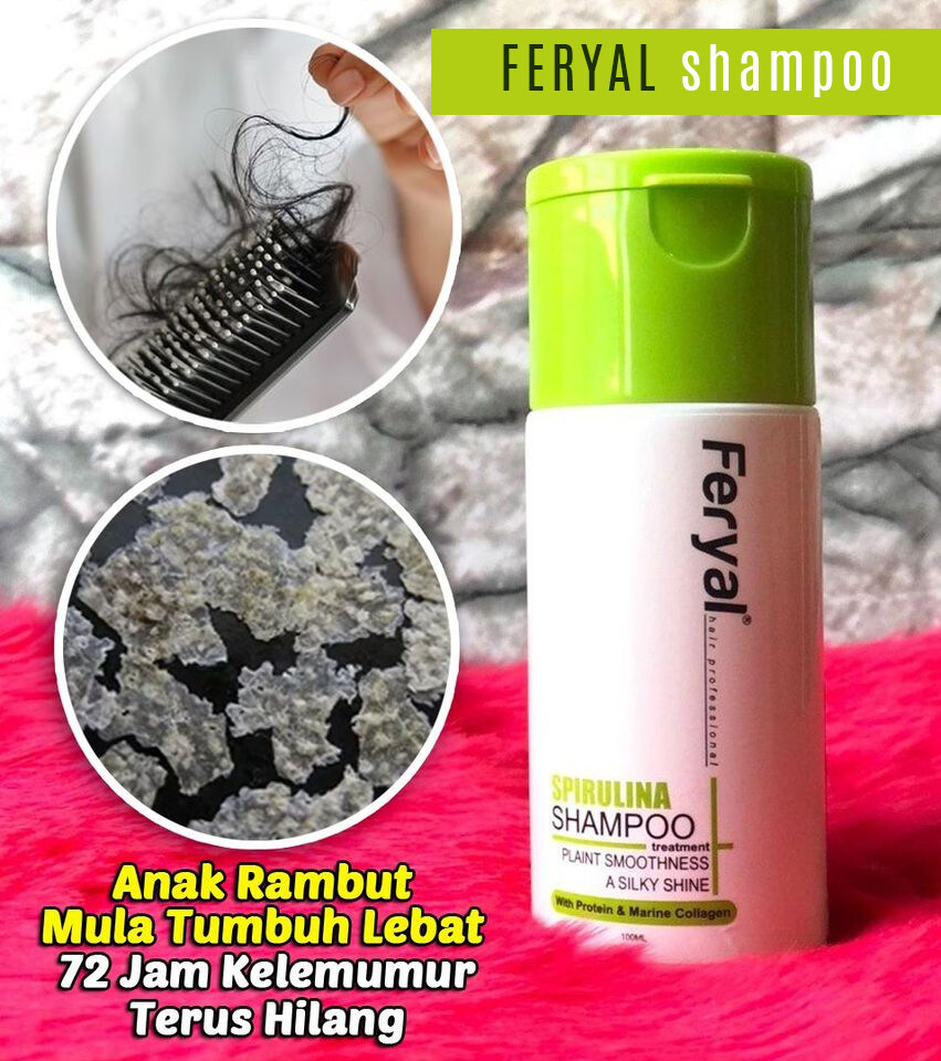 FERYAL SPIRULINA SHAMPOO [ 100 ml ] Feryal Argan Oil Hair Tonic Lulus ...