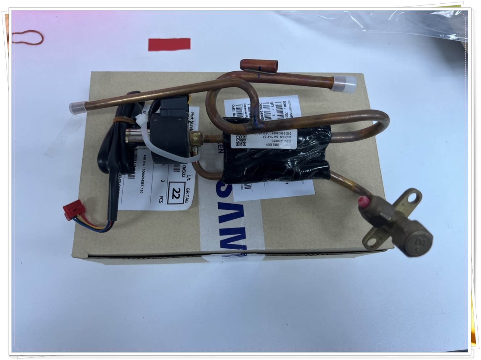 อะไหล่ของแท้/ชุดอีวีวาล์วแอร์ซัมซุง/DB96-24885B/SAMSUNG/ASSY TUBE EEV ...