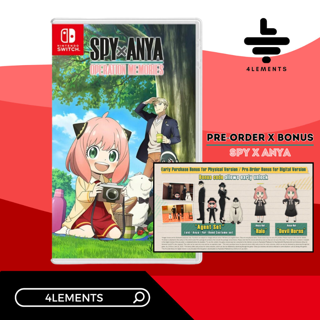 (พร้อมส่ง) SWITCH SPY X ANYA OPERATION MEMORIES [ASI] ENG (มือ1 ...