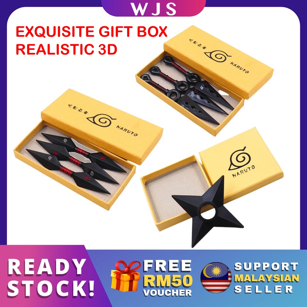 (LARGE SIZE) WJS 11 Styles Anime Naruto Cosplay Props Plastic Ninja ...