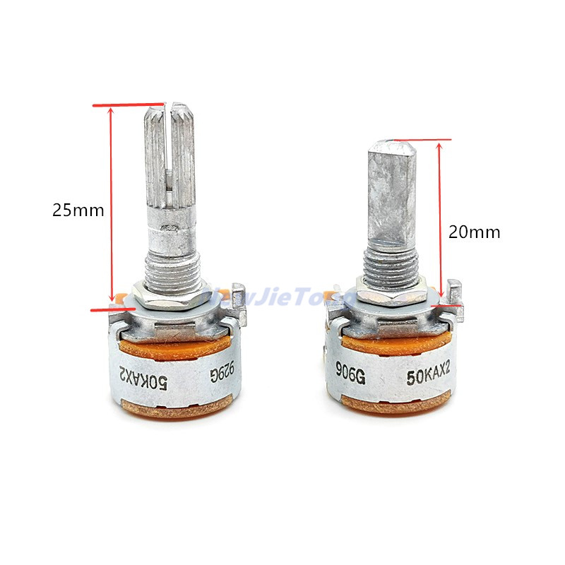 【TopazTrove】1pc RK163 50KAx2 Audio Amplifier Amp Volume Dual-unit ...