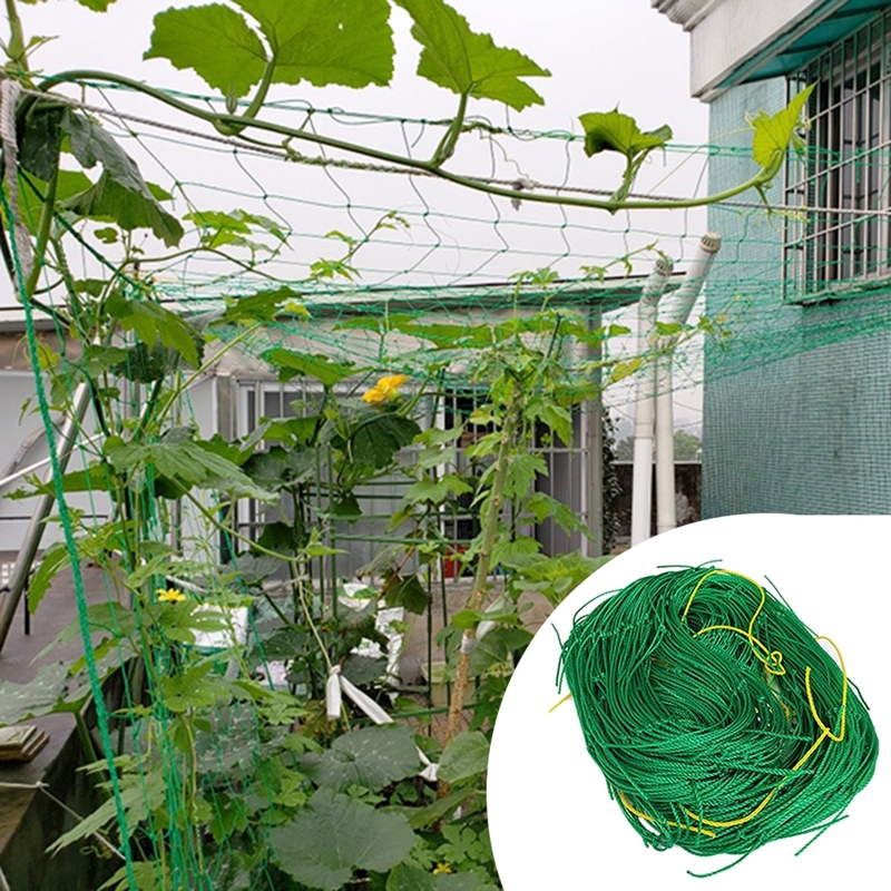Garden Climbing Netting Strong Nylon Trelli For Climbing Plants Loofah ...