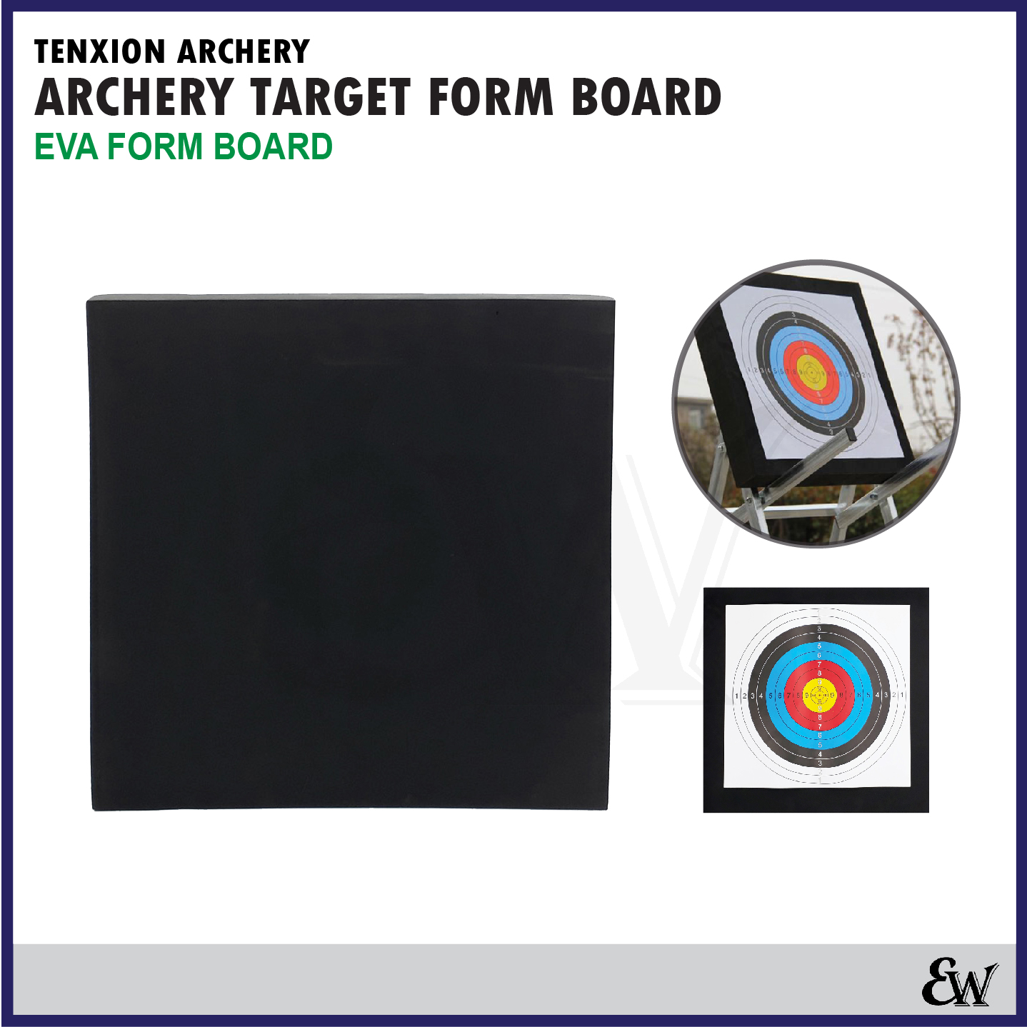 Free Target Face High Durability EVA XPE Foam Target Board Butt Archery ...
