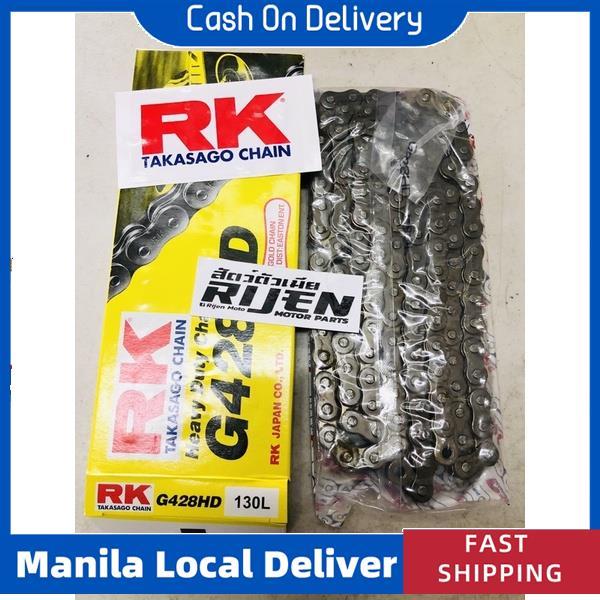 RK JAPAN/TAKASAGO MOTORCYCLE CHAIN BLACK/GOLD 415/428 | Lazada PH