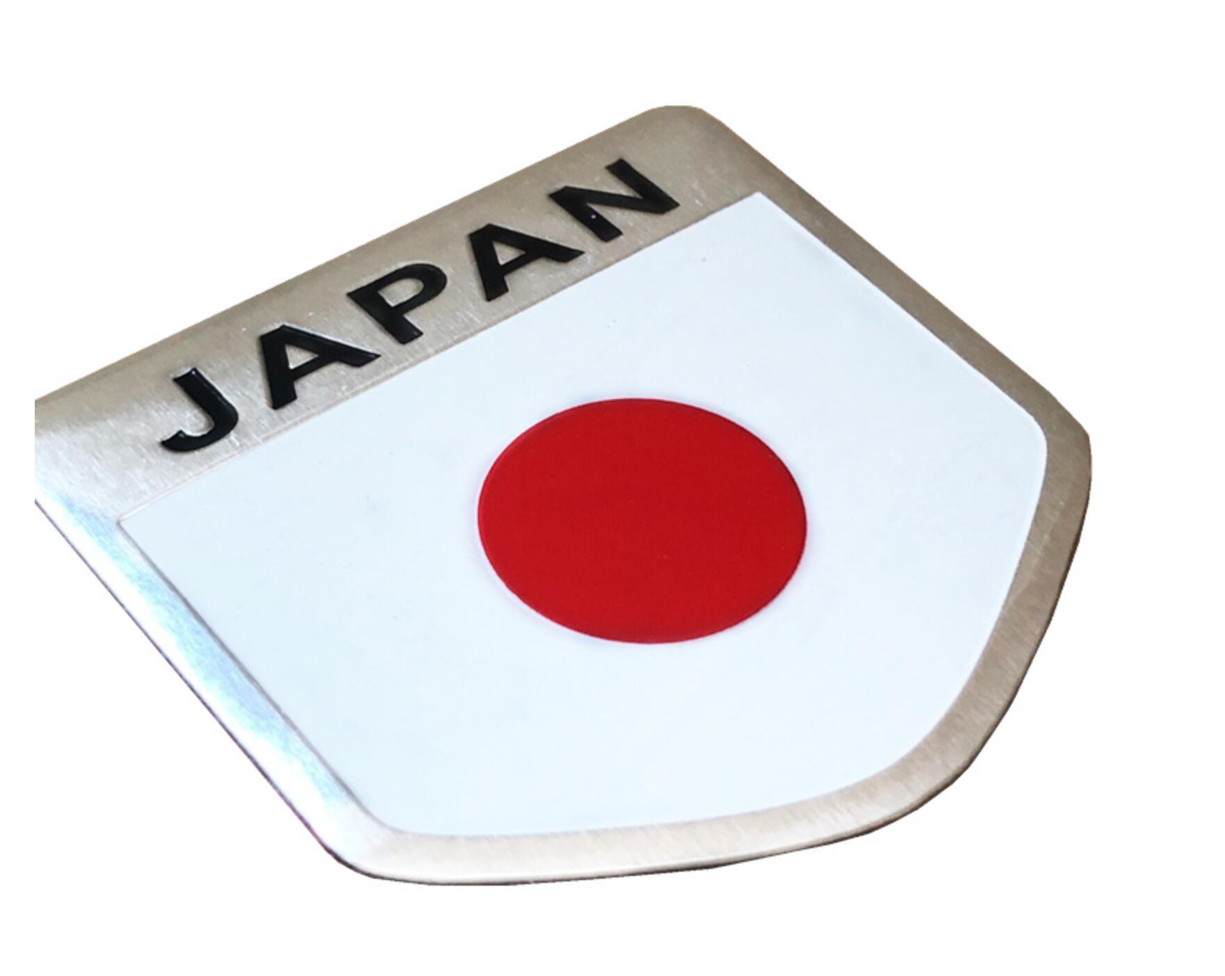 【High Cost-Performance】 Car Styling 3D Metal Japanese Flag Emblem Badge ...