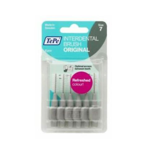 TePe Original Interdental Brush Grey (6pc/pk) | Lazada Singapore