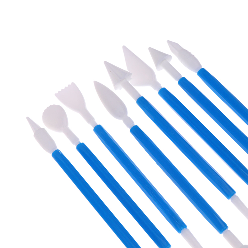 8pcs/Set Clay Modeling Tools Plastic Wax Carving Pottery Tools Carving ...