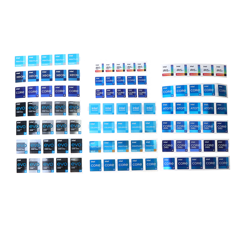 【Exclusive Offer】5pcs Diy Sticker Nine And Ten Generation Cpu 10 I3 I5 ...
