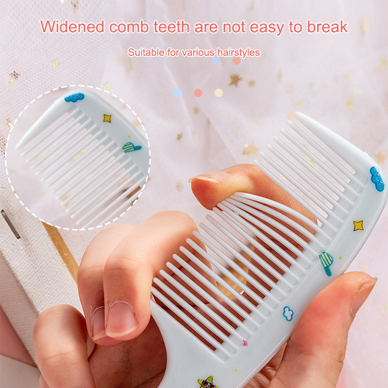 Cartoon Animal Childrens Comb Hairdressing Comb Fine-toothed Pointed ...