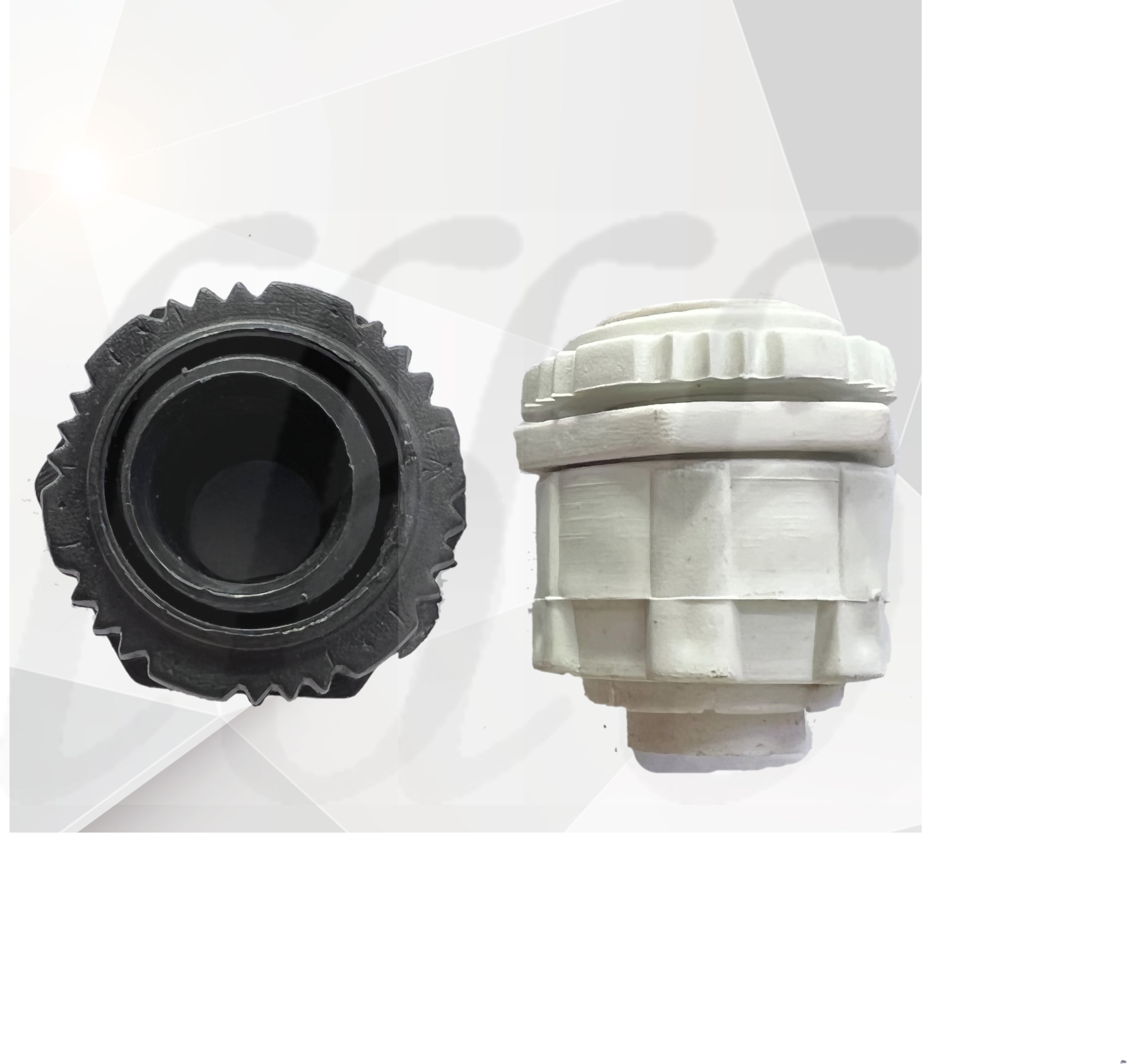 PVC ADAPTOR FLEXIBLE SCREW TYPE WIREMAN [ 20MM / 25MM ] BLACK / WHITE ...