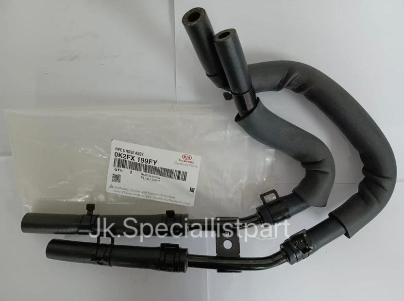 A/T OIL COOLER HOSE SET WITH PIPE GENUINE PART (ORIGINAL) [ OK2FX-19 ...