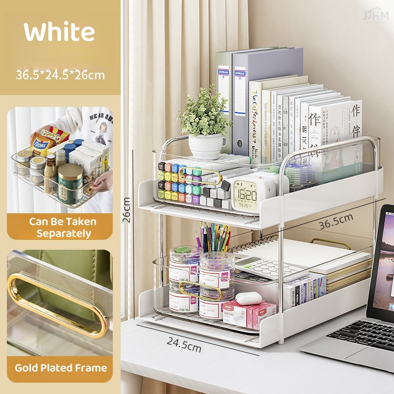 SG Multi-Functional Storage Rack /Under Desk Push Pull Drawer Rack ...