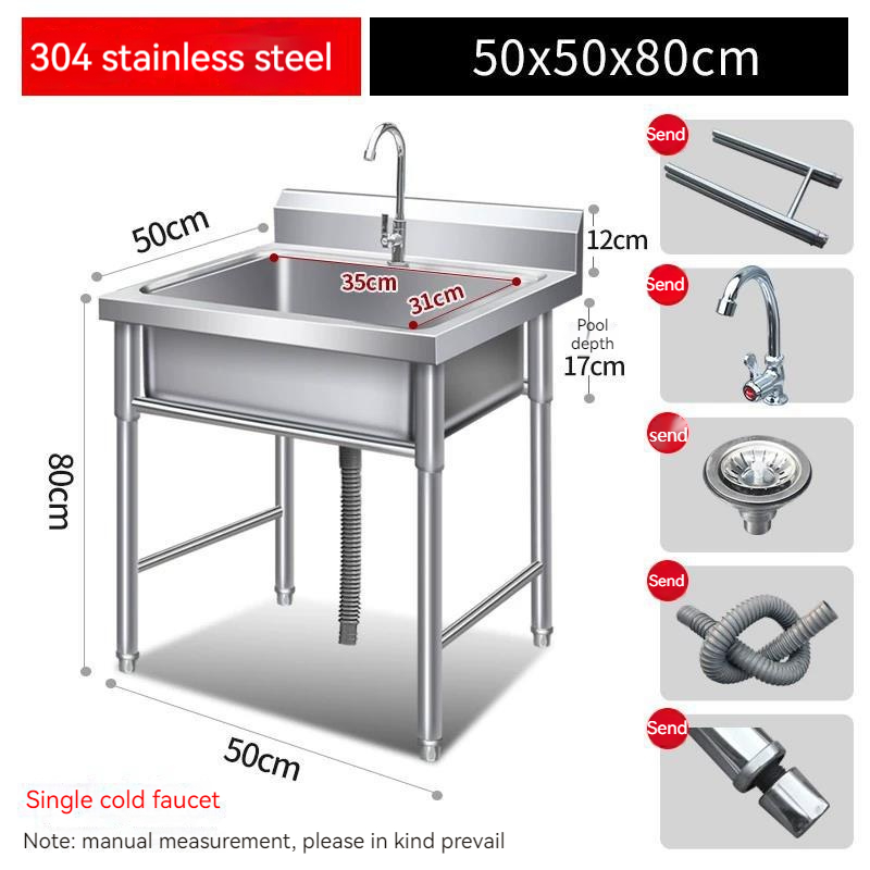 304 Stainless Steel Sink/Stainless steel dish-washing sink/Bowl Pool ...