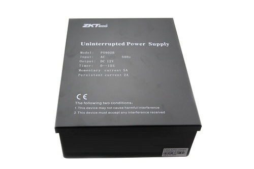 ZKTeco ตู้ Supply 12V 5A PS902B (ไม่รวมแบต) ใช้ในงาน Access Control ...