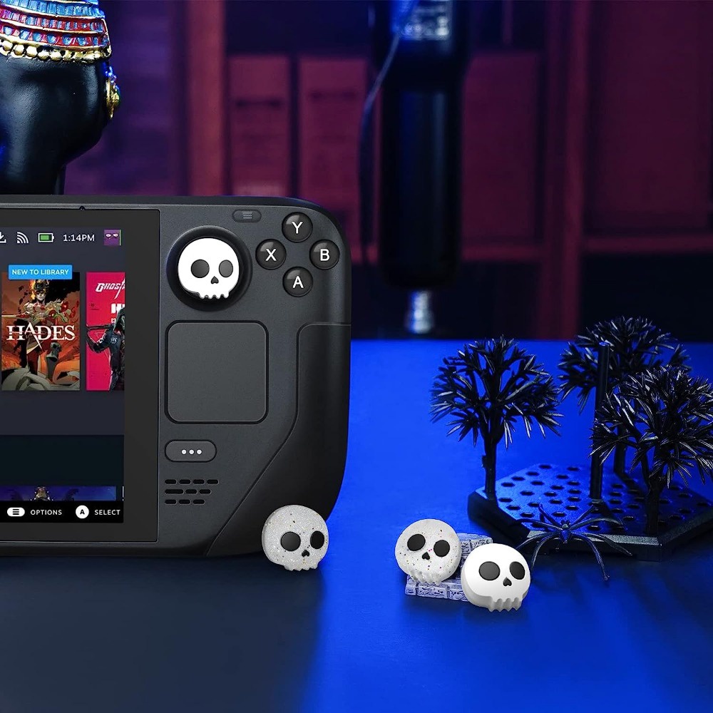 Silicone Skull Thumb Grip Caps for Rog Ally & Rog Ally X / Steam Deck ...
