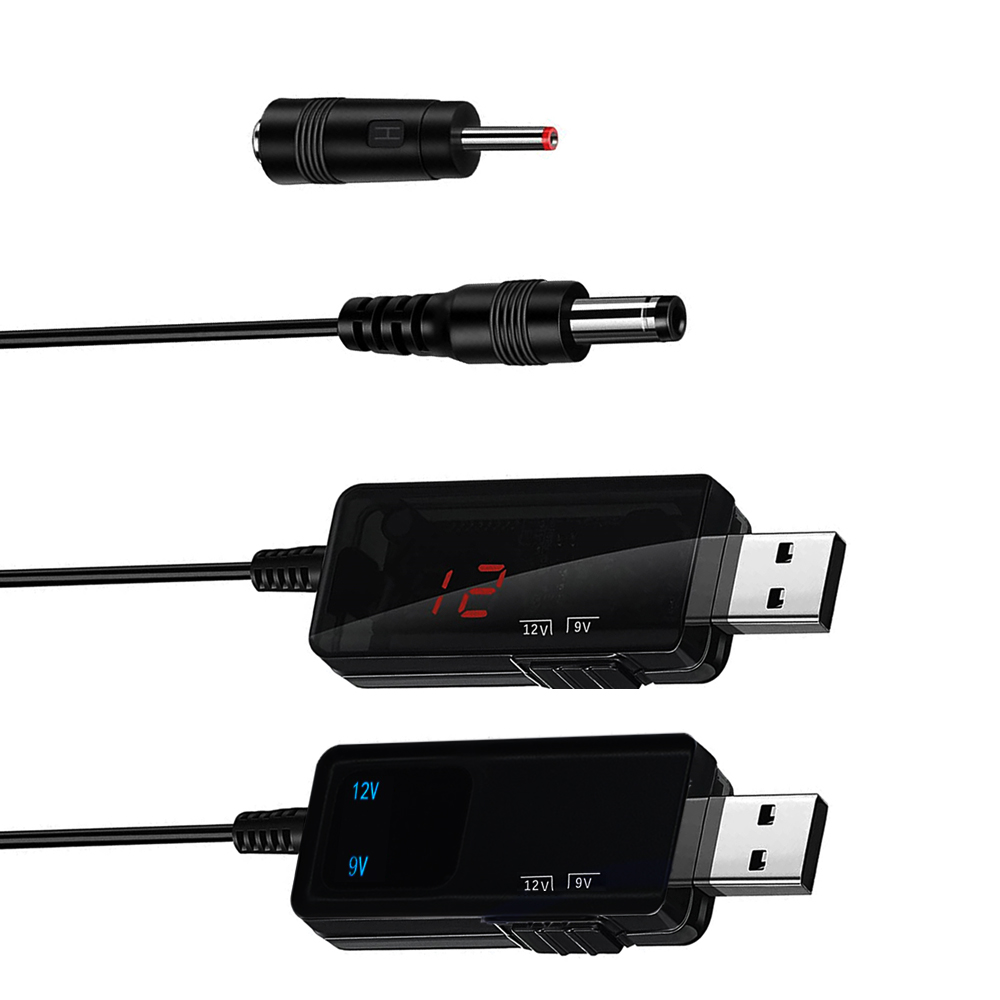 Usb Boost Converter Dc 5v To 9v 12v Usb Step-Up Converter Cable 3.5x1.35mm Connecter For Power ...