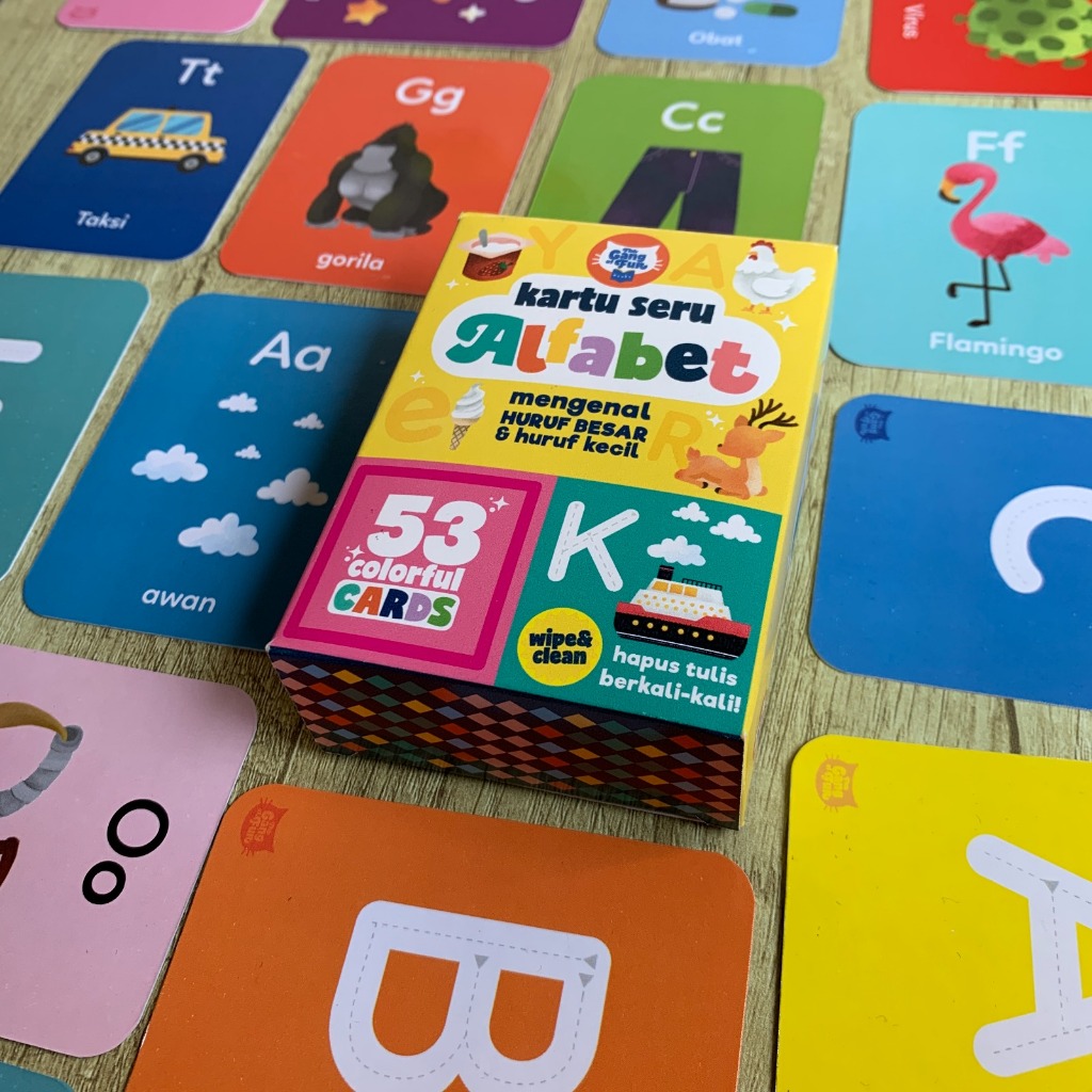 [Ready Stock] Flash Card Huruf Angka TGOF - KARTU SERU ALFABET - KARTU ...