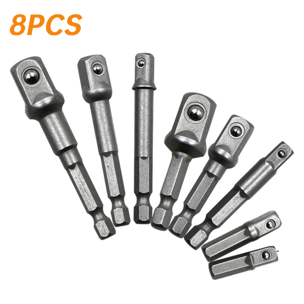 【midodate】8pcs Sleeve Connecting Rod Head Socket Adapter Impact Hex ...