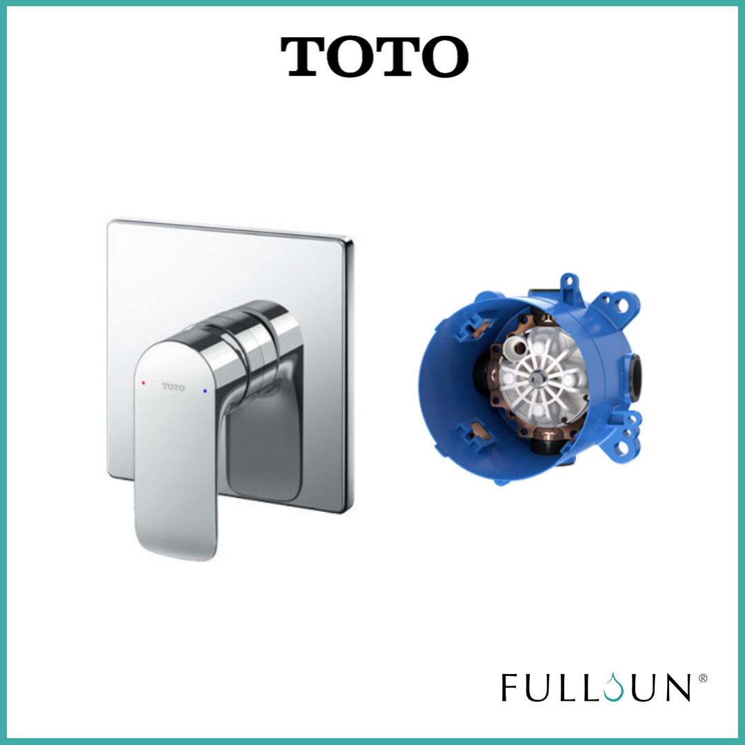 TOTO GA Single Lever Concealed Shower Mixer TBG04303 / TBN01001B ...