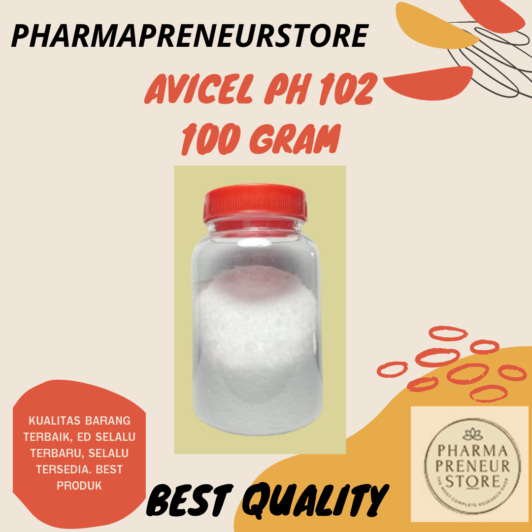 Avicel pH 102 - Avicel pH102 Best Quality 100 Gram | Lazada Indonesia