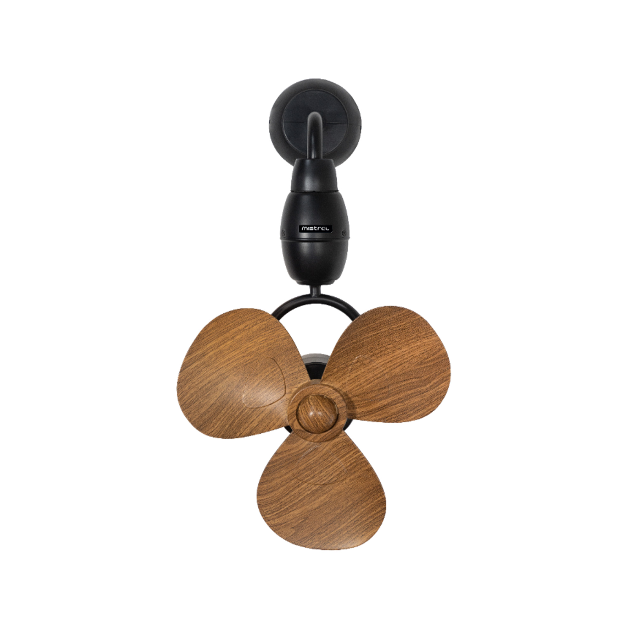 Mistral Milano Design DC Motor Corner Wall Ceiling Fan Matte Black ...