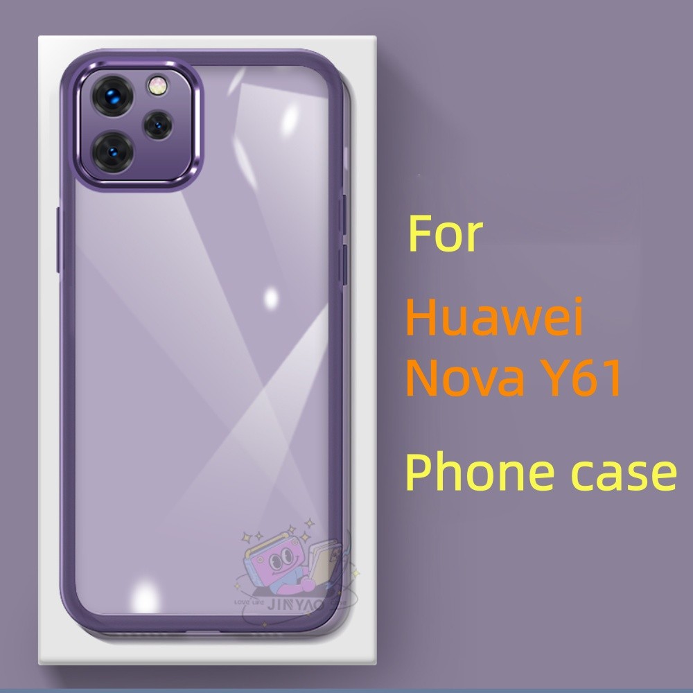 【Art Style】For Huawei Nova Y61 Phone case transparent Lens protector ...