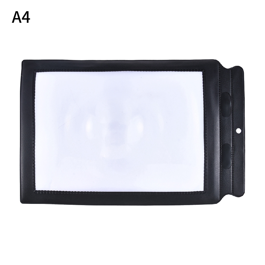 Reading Magnifying Glass A5/A4 Flat Pvc Magnifier Sheet X3 Book Page ...