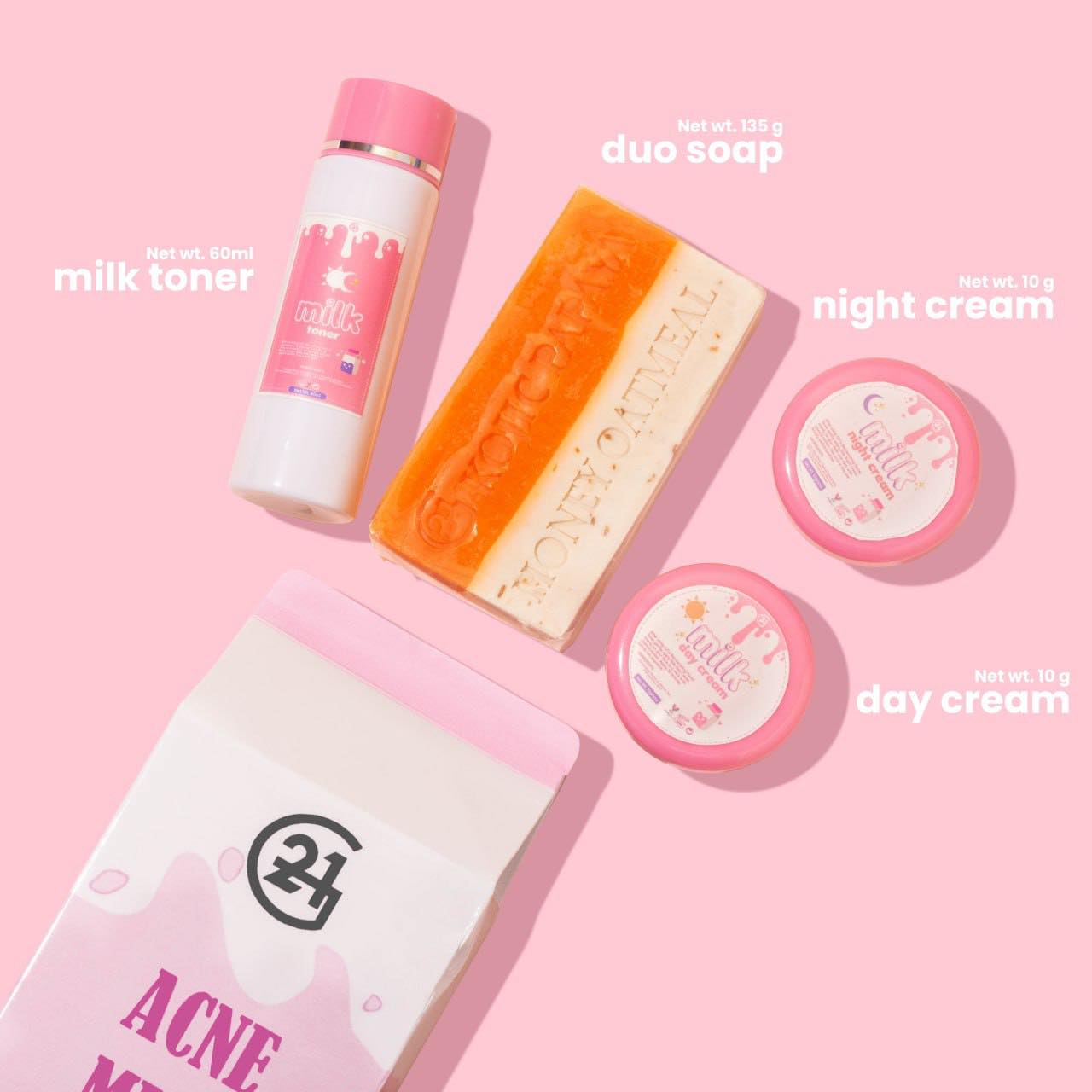 ORIGINAL G21 ACNE MILK (MILD REJUVENATING SET)/ G21 Maintenance Set ...