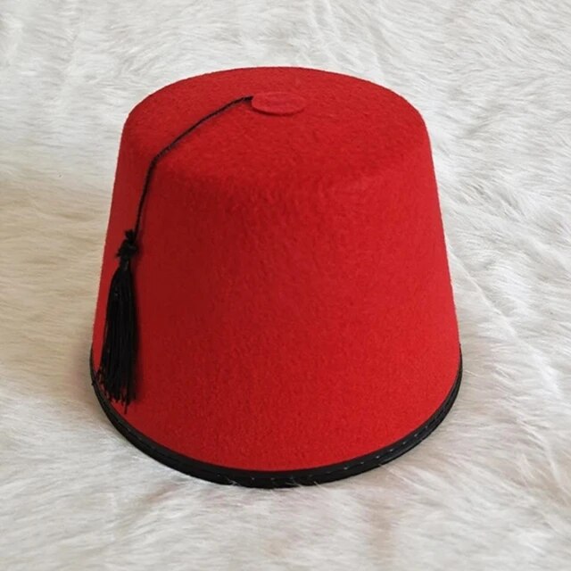 【Fast-selling】 Tarboosh Fez Hat For Men Red Moroccan Hat Ottoman Hat ...