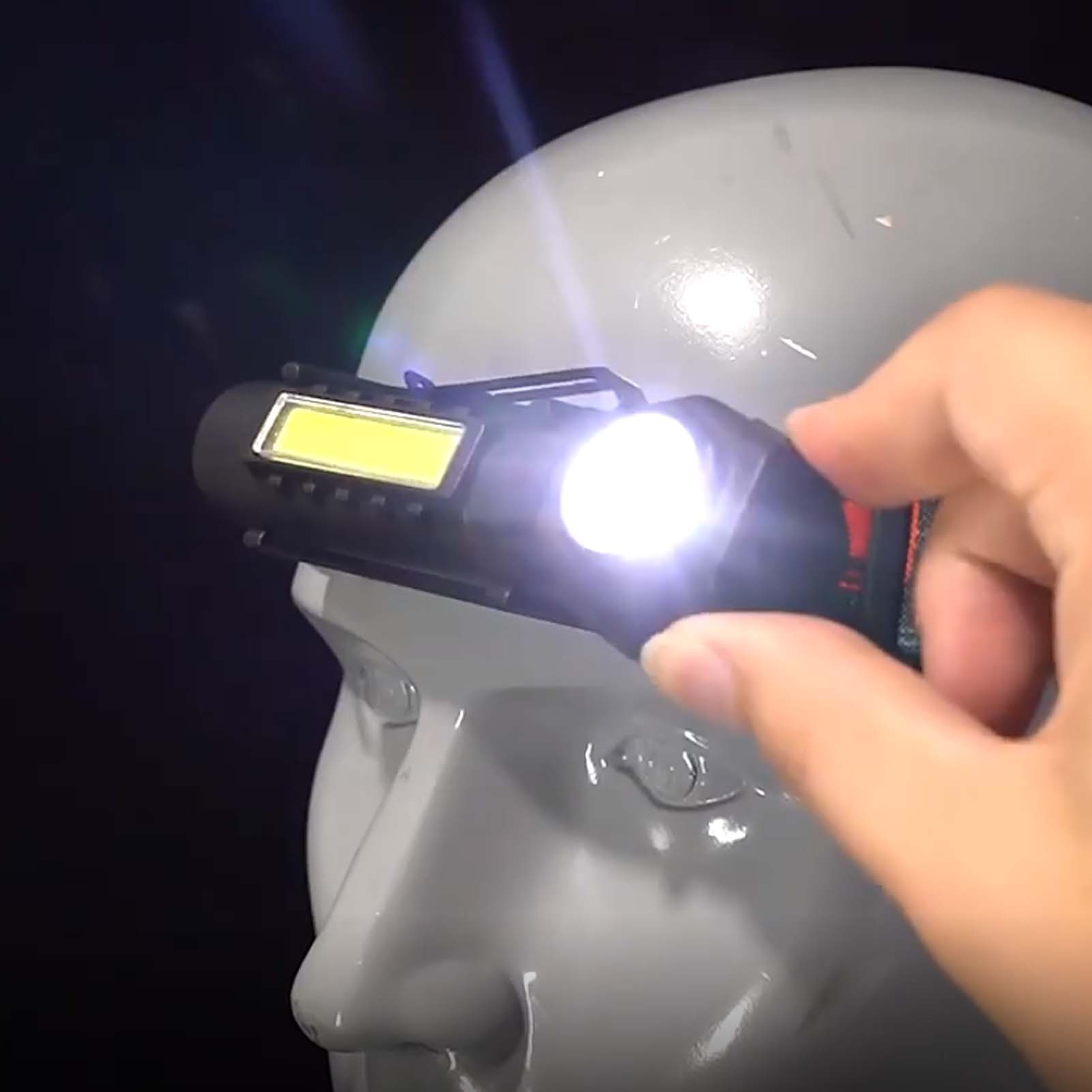 Rechargeable Headlamps Flashlight Magnet Camping Light LED Headlight ...