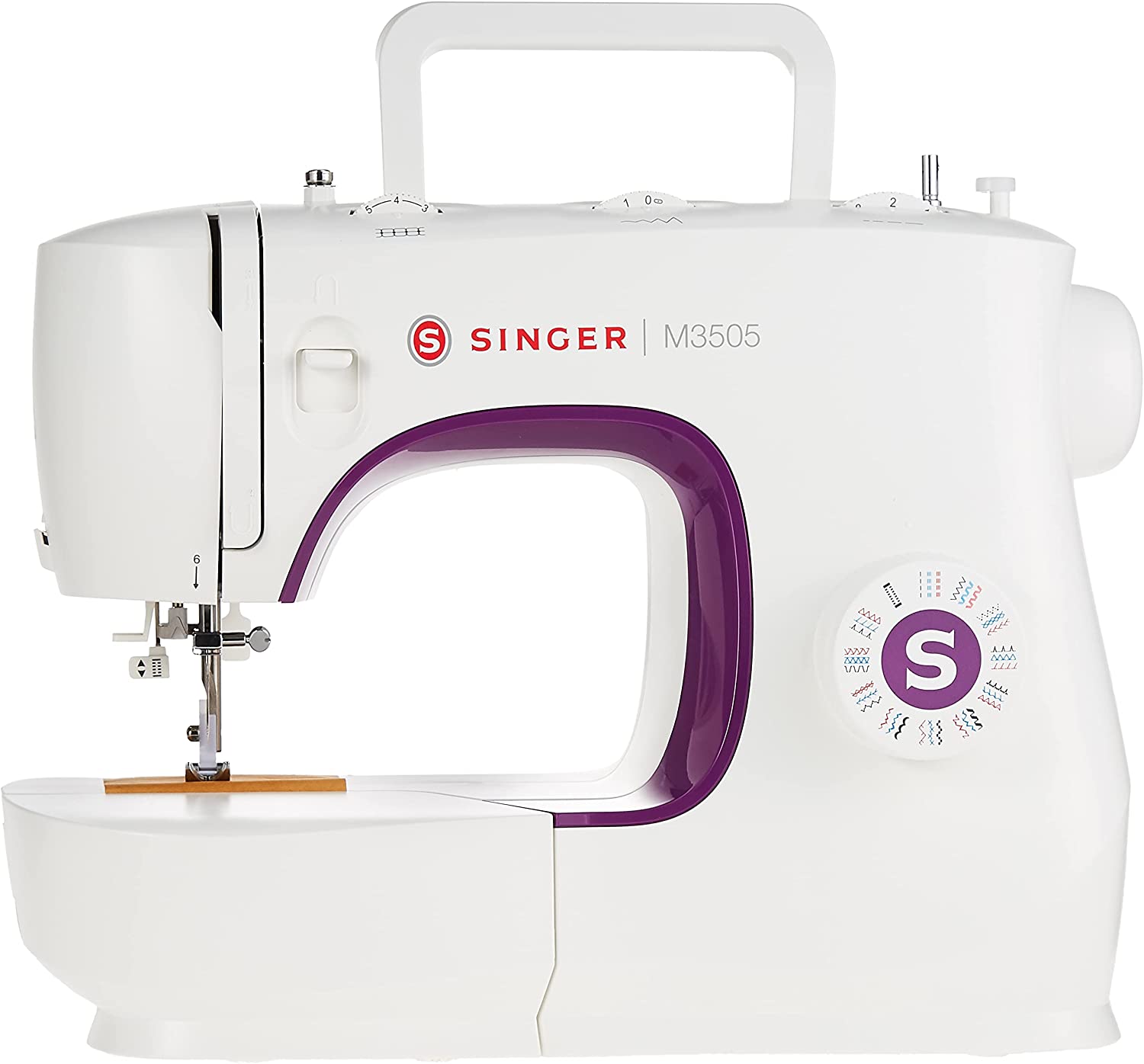 Singer M3505 Sewing Machine , White Ultimate Spec 32 stitch patterns, 1 ...