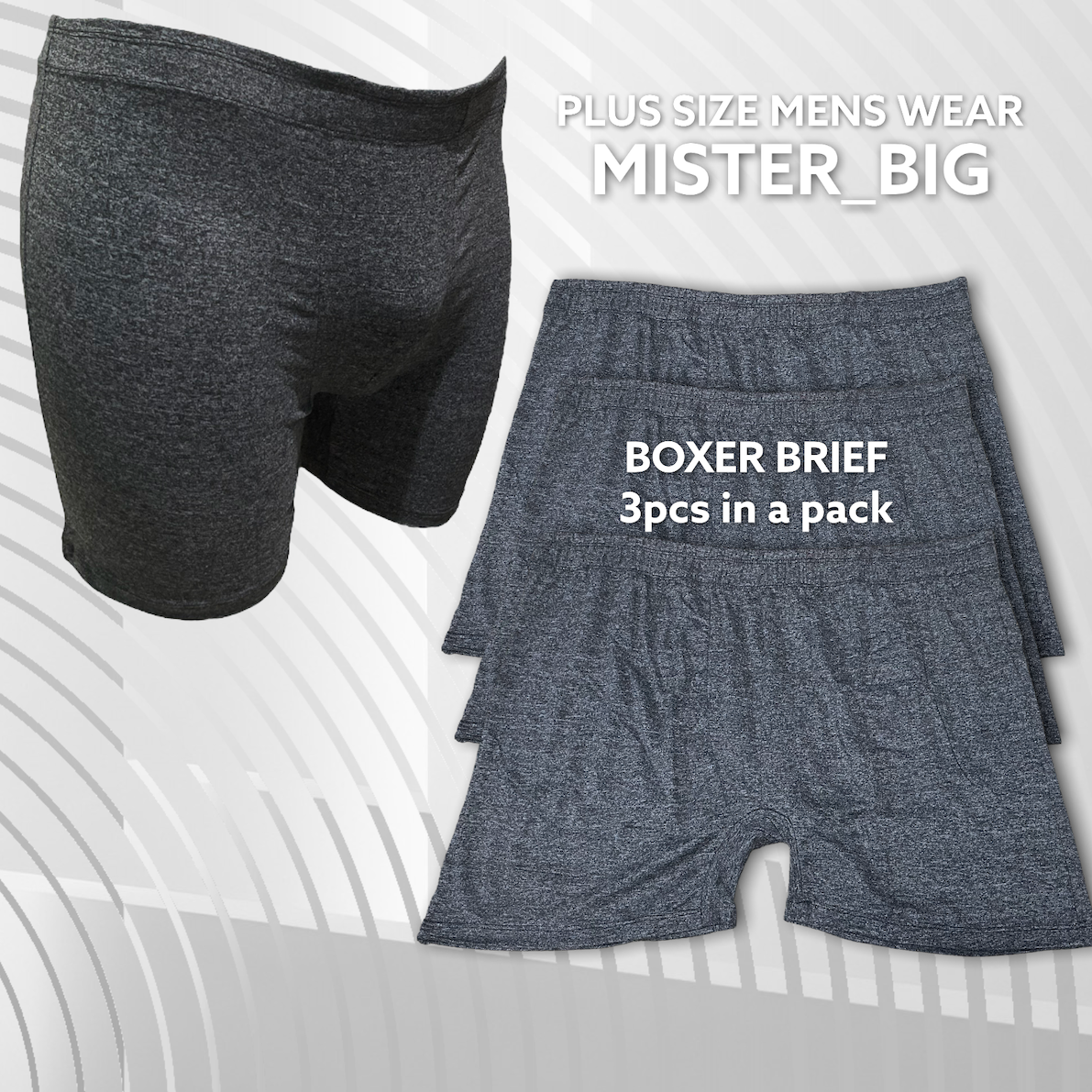 3PCS BOXER PLUS SIZE MENS | Lazada PH