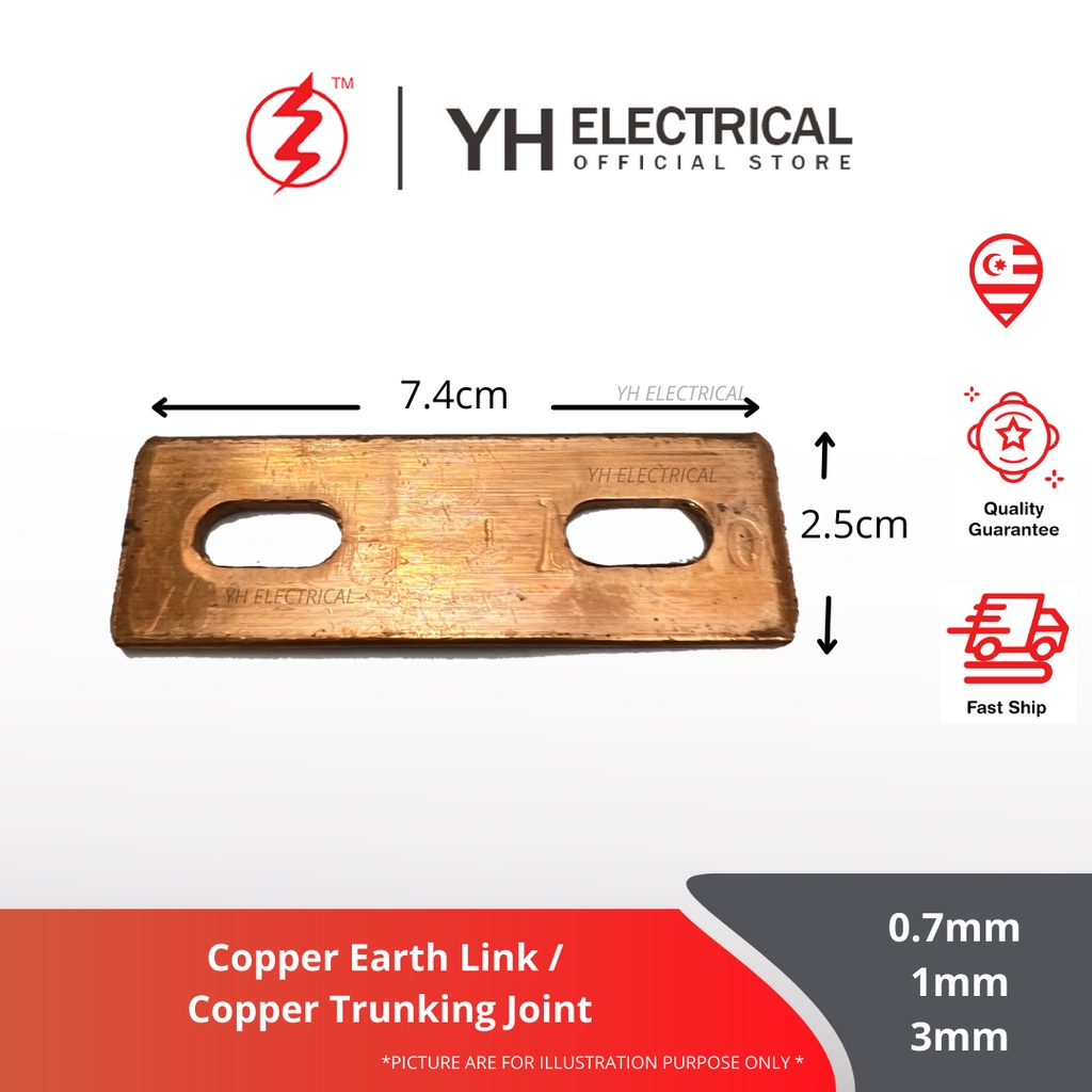 Copper Trunking Joint / Copper Earth Link | Lazada