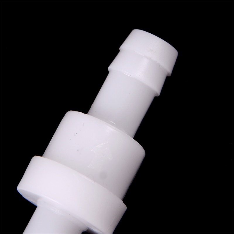12mm 1/4" White Plastic Non Return Check Valve One Way Fuel Petrol ...
