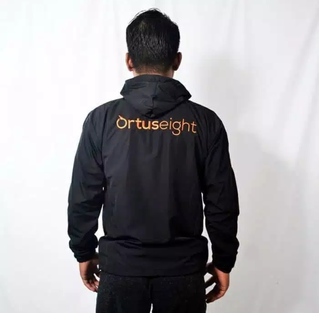 JAKET RUNNING ORTUSEIGHT jaket parasut Jaket ortuseight logo bordir ...