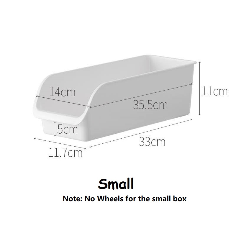 Plastic Roller Box Kitchen sorting drawer with wheels Cabinets Pulley ...