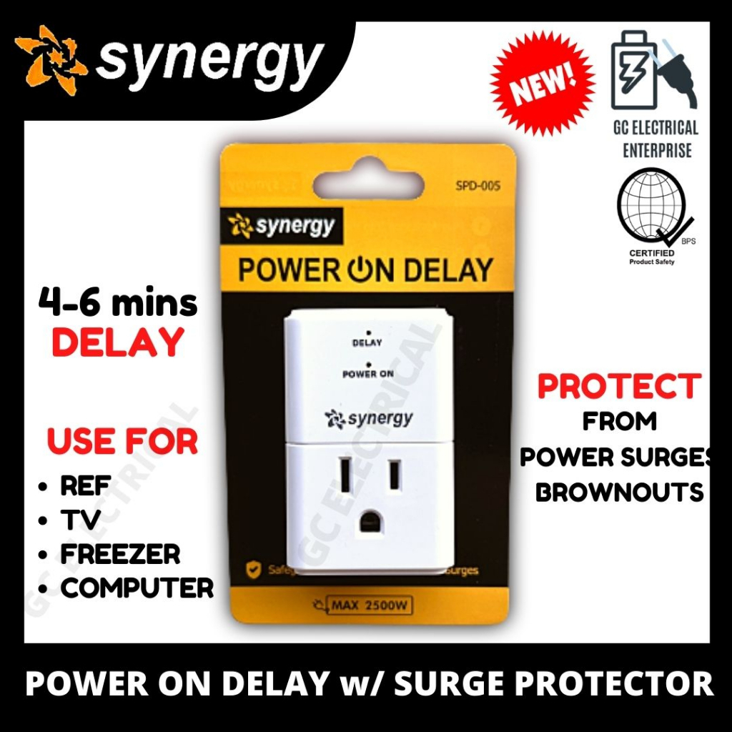 Synergy Power On Delay , Voltage Surge Protector / Power Surge ...