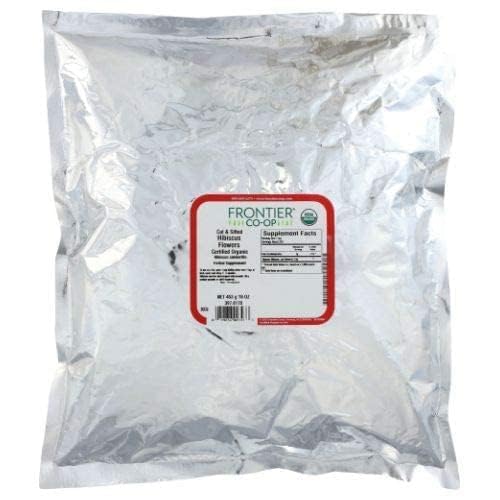 Organic Hibiscus Flowers, 16 Ounce, Sun Dried Bright Red Color, Fruity ...