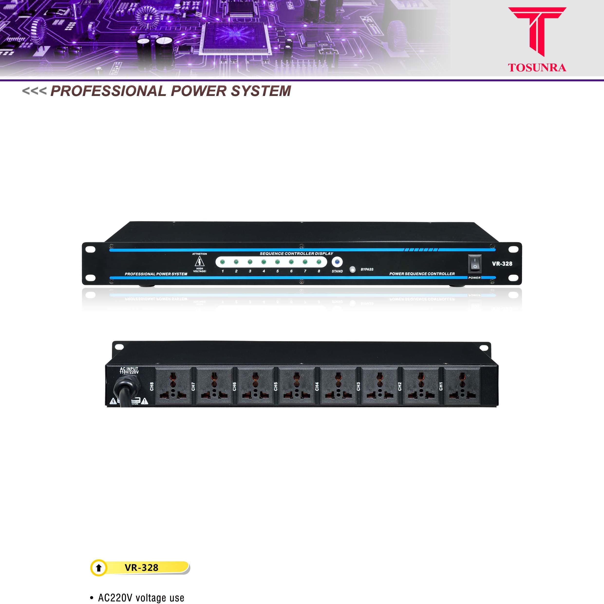 TOSUNRA YK-110/VR328/VR328A/VR328B/882i POWER SEQUENCE CONTROLLER ...