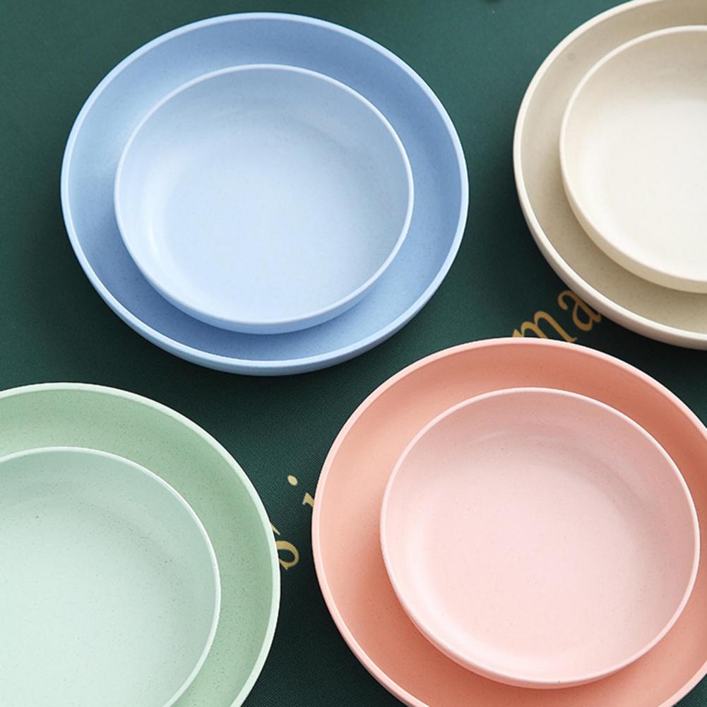 Dinner Plate Easy Cleaning Microwave Food Grade Tableware Plate Home ...