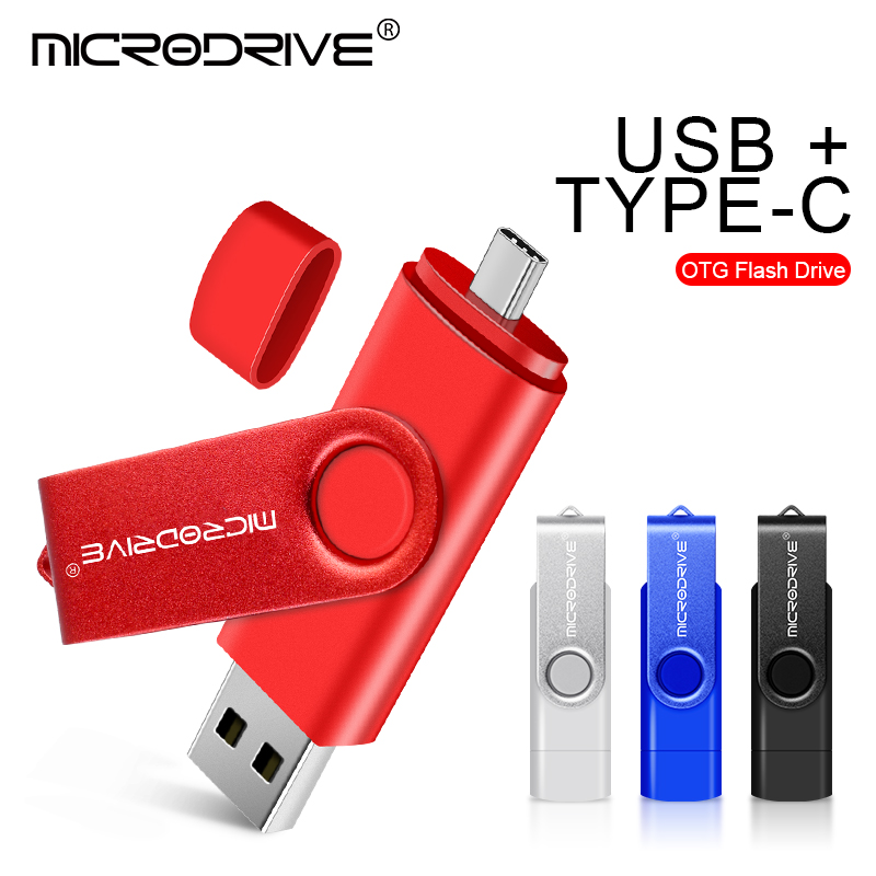 Aweisuan Luxury Type-C OTG USB 2.0 Flash Drive 64GB 32GB Pen Drive ...