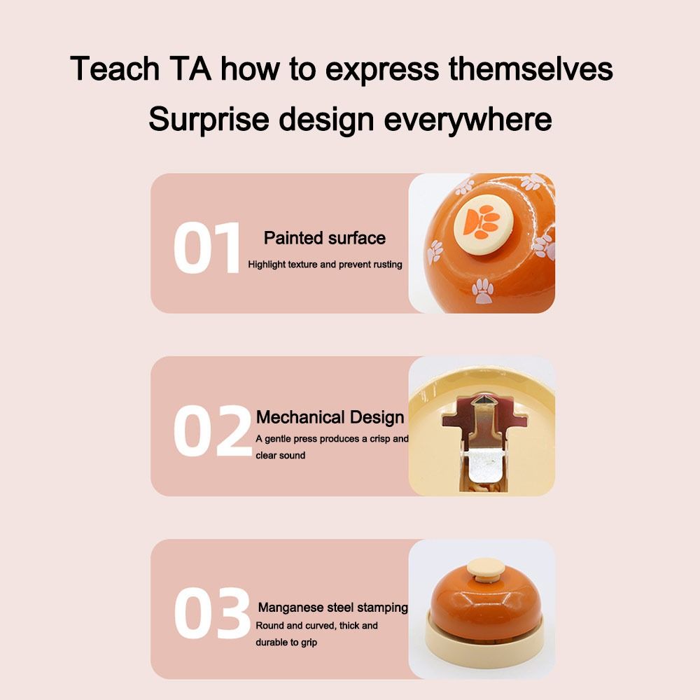 Durable Table Bell Call Bell Hand Press Dining Bell Reception Bell ...